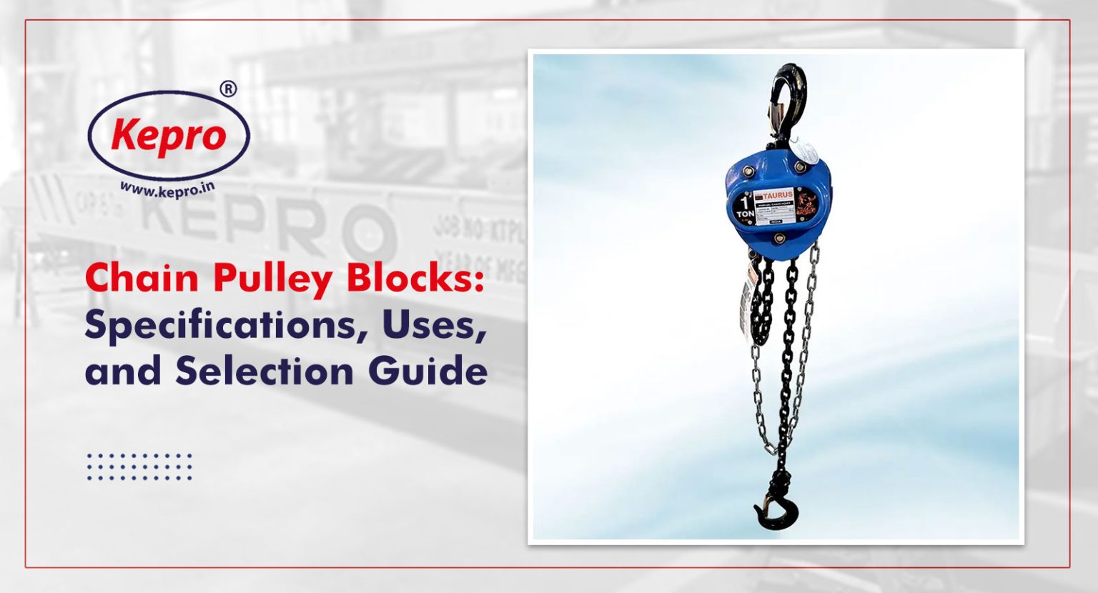 Chain Pulley Block Guide: Buy the Right Rigging Tool