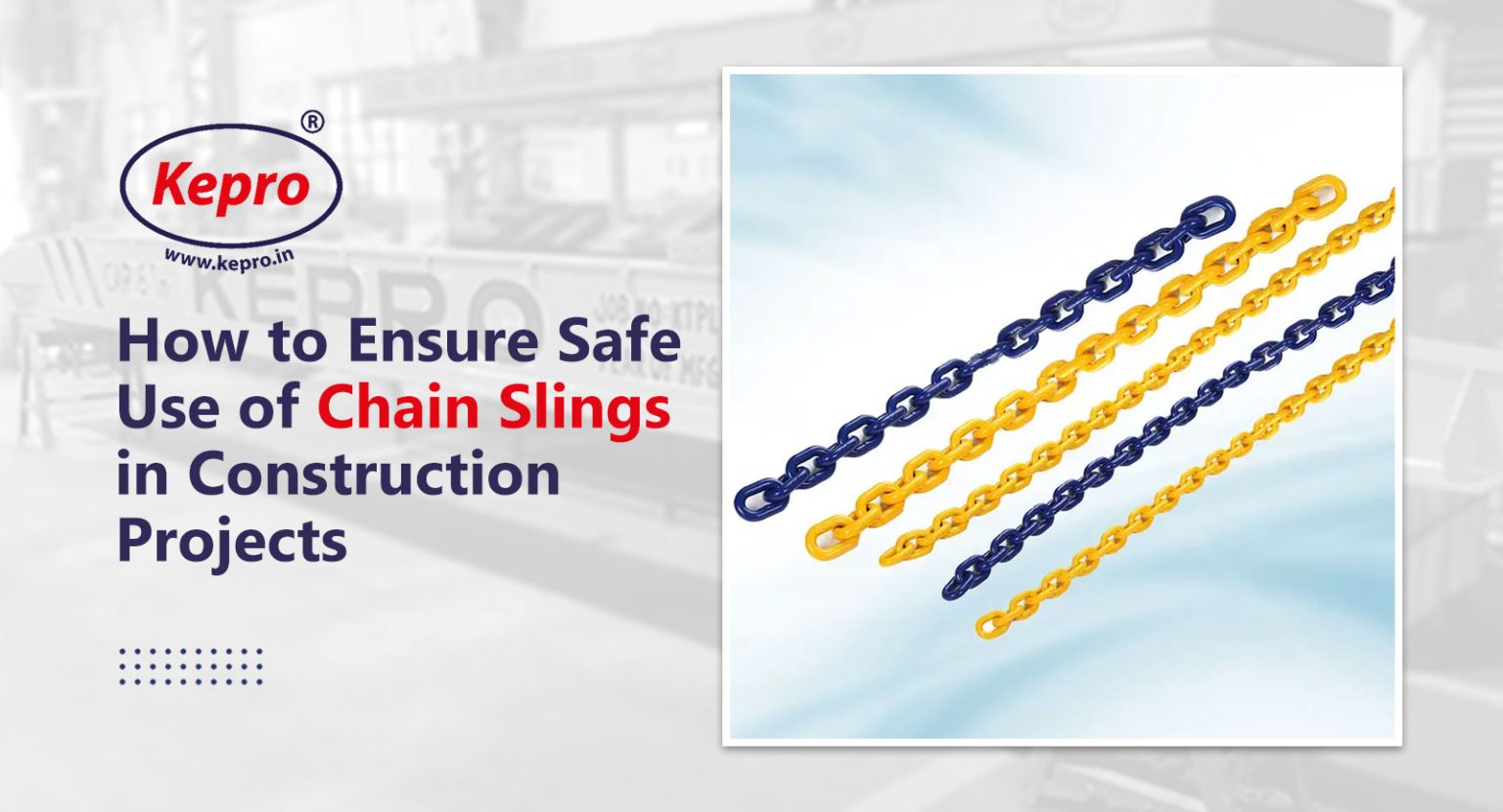 Chain Sling Manufacturers in India - Endless Chain Sling